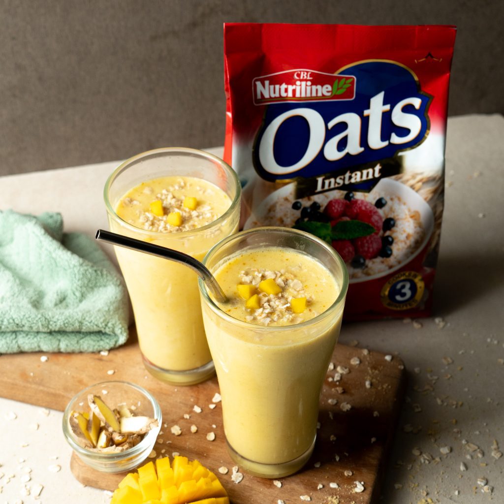 Mango and Ginger Oat Smoothie – Rasa Recipe